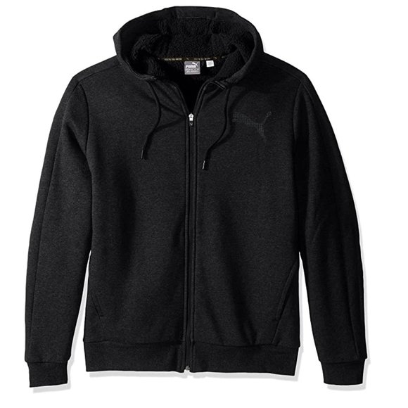 Puma | Shirts | Nwt Puma Mens Full Zip Sherpa Lined Fleece Hoodie Size ...